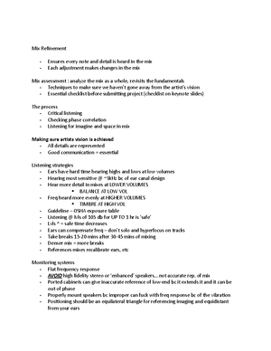 MXTo Exercise 03 V2 - Coursework - Objectives: Reverb Time-Based ...