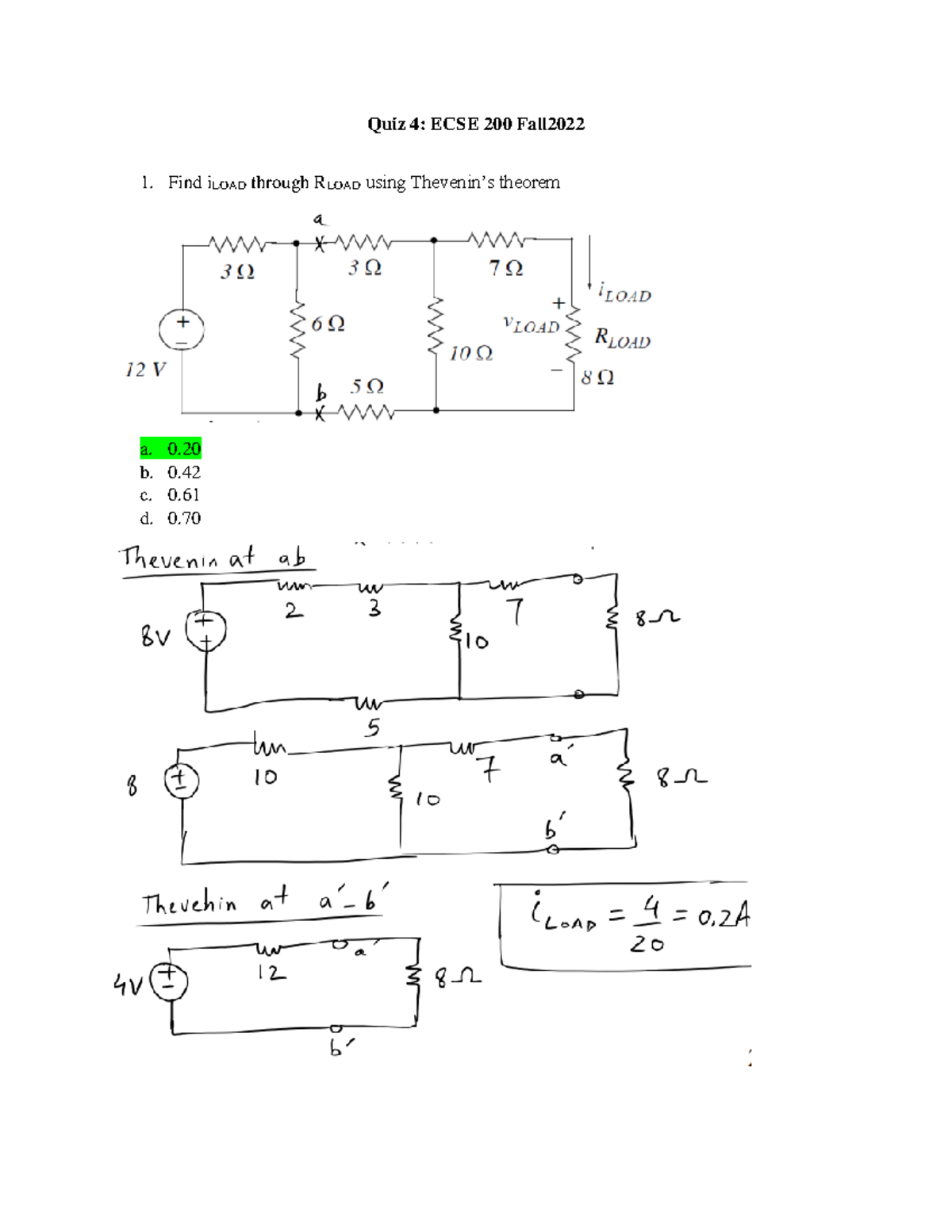 Quiz 4 ecse 200 - Ecse 200 - McGill - Studocu