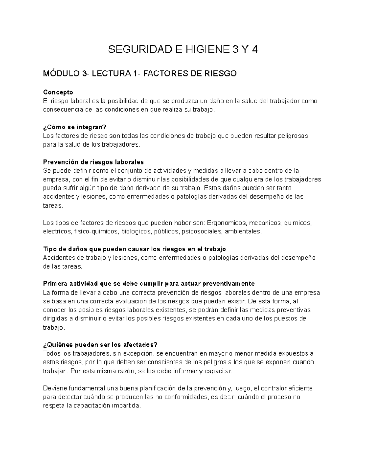 Higiene 3 y 4 - ffffffffffffffffffffffffffffffffffffffffffffff - SEGURIDAD E HIGIENE 3 Y 4 ...