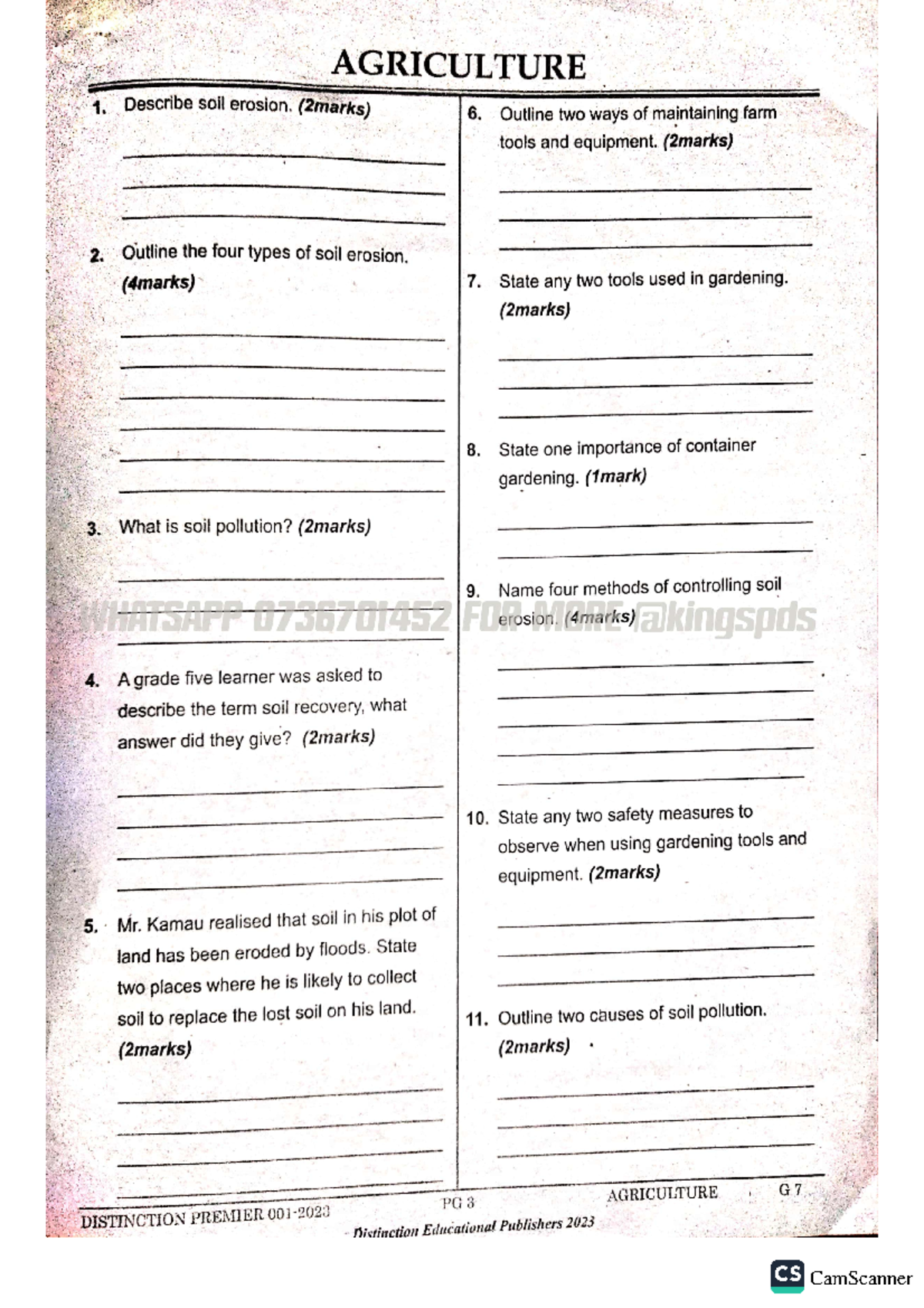 Agriculture-1 - summarized notes on agriculture department ...