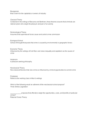 Criminal Justice study guide - Criminal Justice 101 Study guide 2nd ...