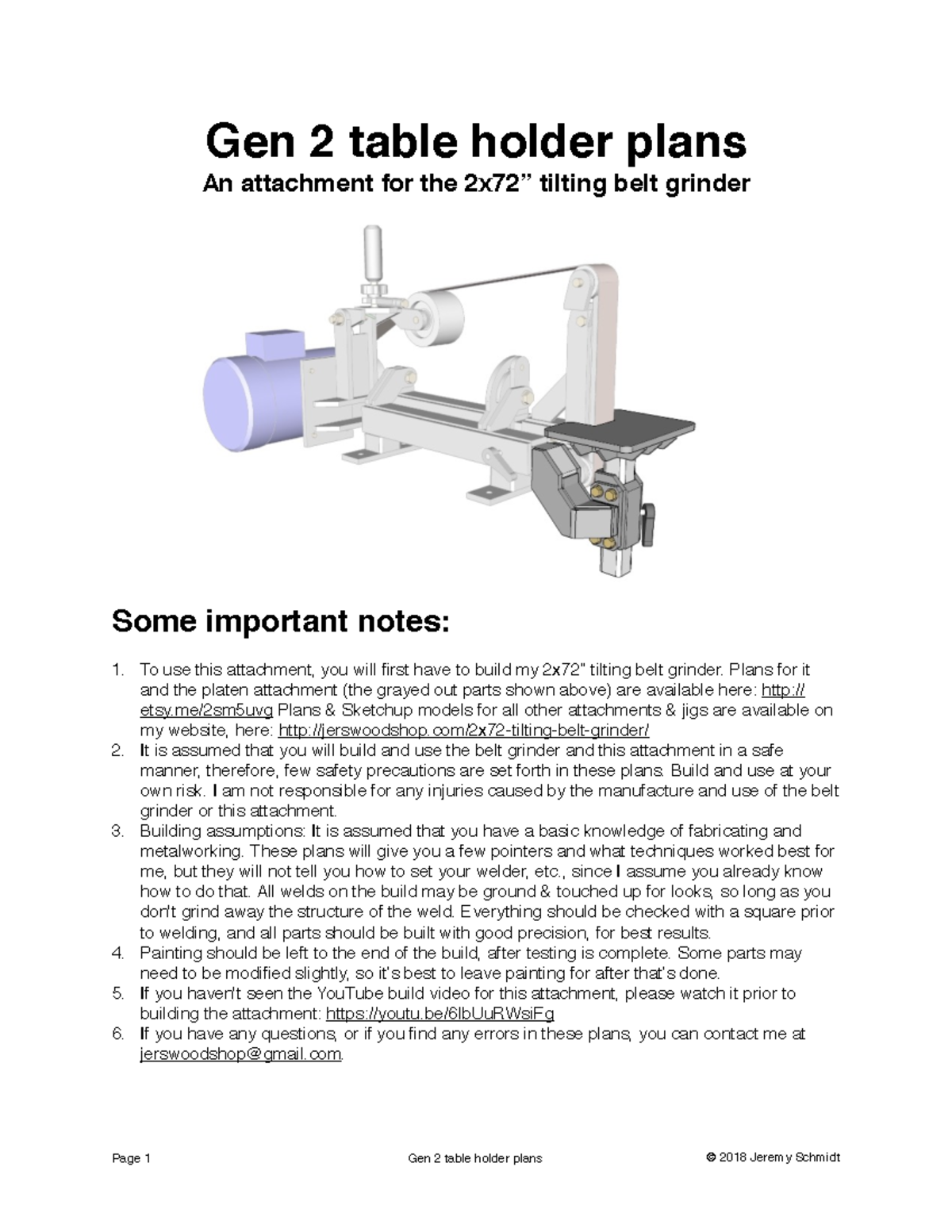 Gen 2 table holder plans - Gen 2 table holder plans An attachment for ...