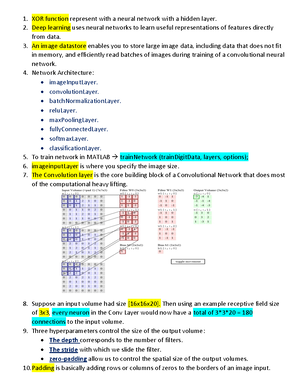 Abstract for Each Note - LECTURE 1 NOTES Computer Vision depends on ...