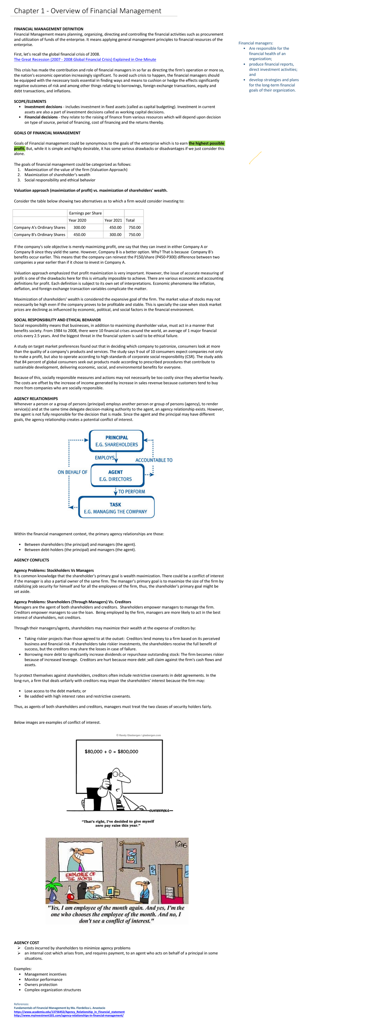 Chapter 1 Overview Of Financial Management 210824 104701