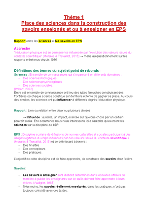 Définition EPS personnelle - Définition EPS : L’EPS est la seule ...