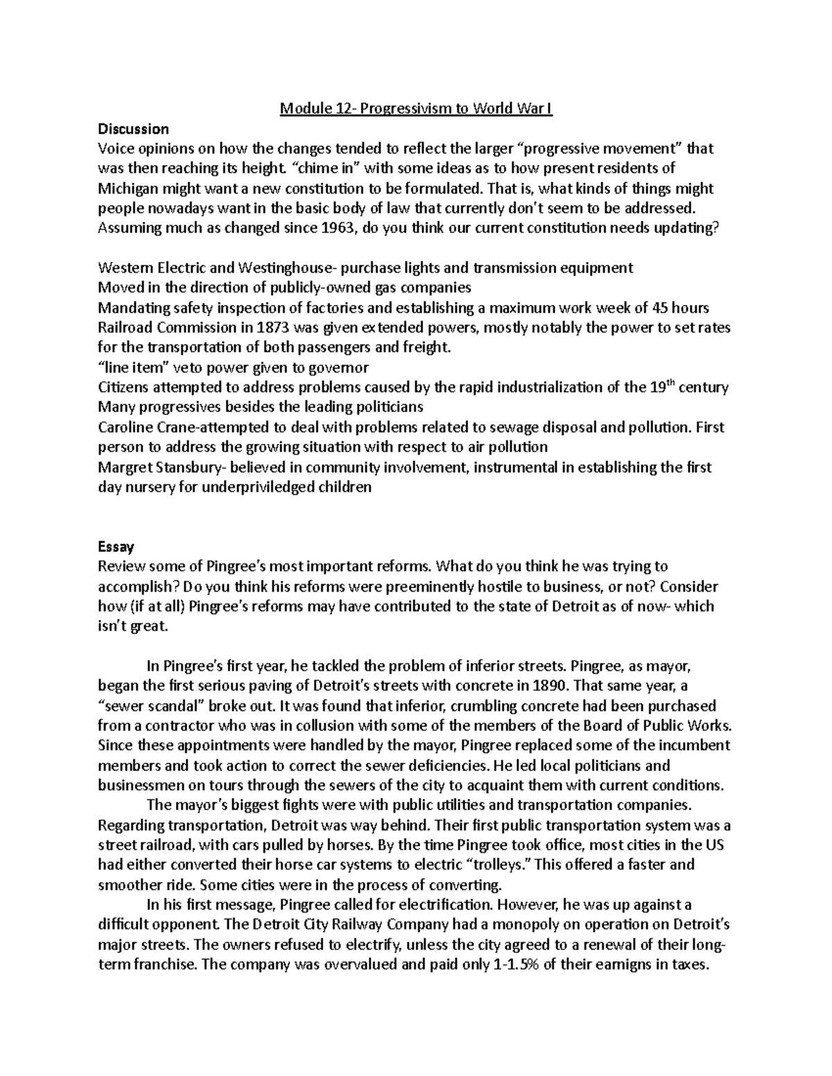 Hist 313 Module 12 Module 12 Progressivism To World War I hist-313-module-12-module-12-progressivism-to-world-war-i