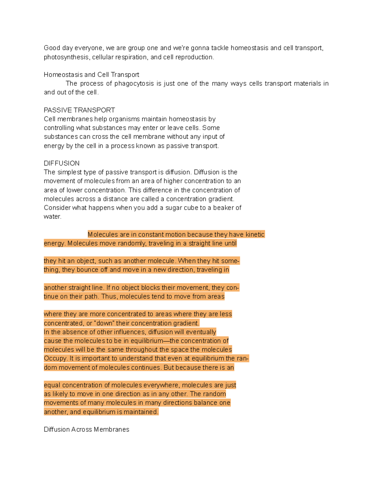 Outline Bio - Book - Good day everyone, we are group one and we’re ...