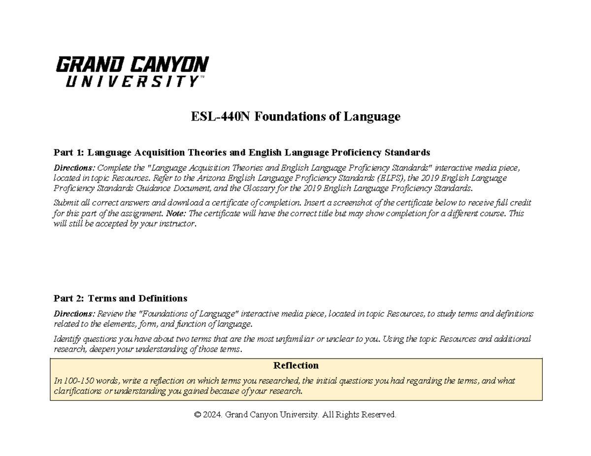 ESL-440N T4-Foundations of Language - ESL-440N Foundations of Language ...