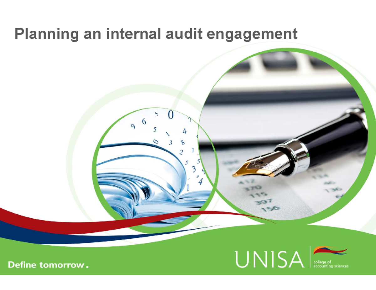 Planing an internal audit engagement - Compatibility Mode - Planning an ...