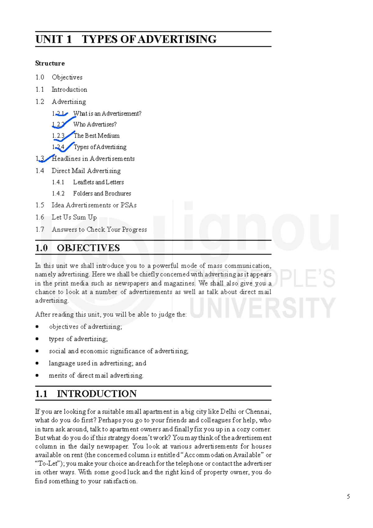 Advertisement Intro - Types of Advertising UNIT 1 TYPES OF ADVERTISING ...