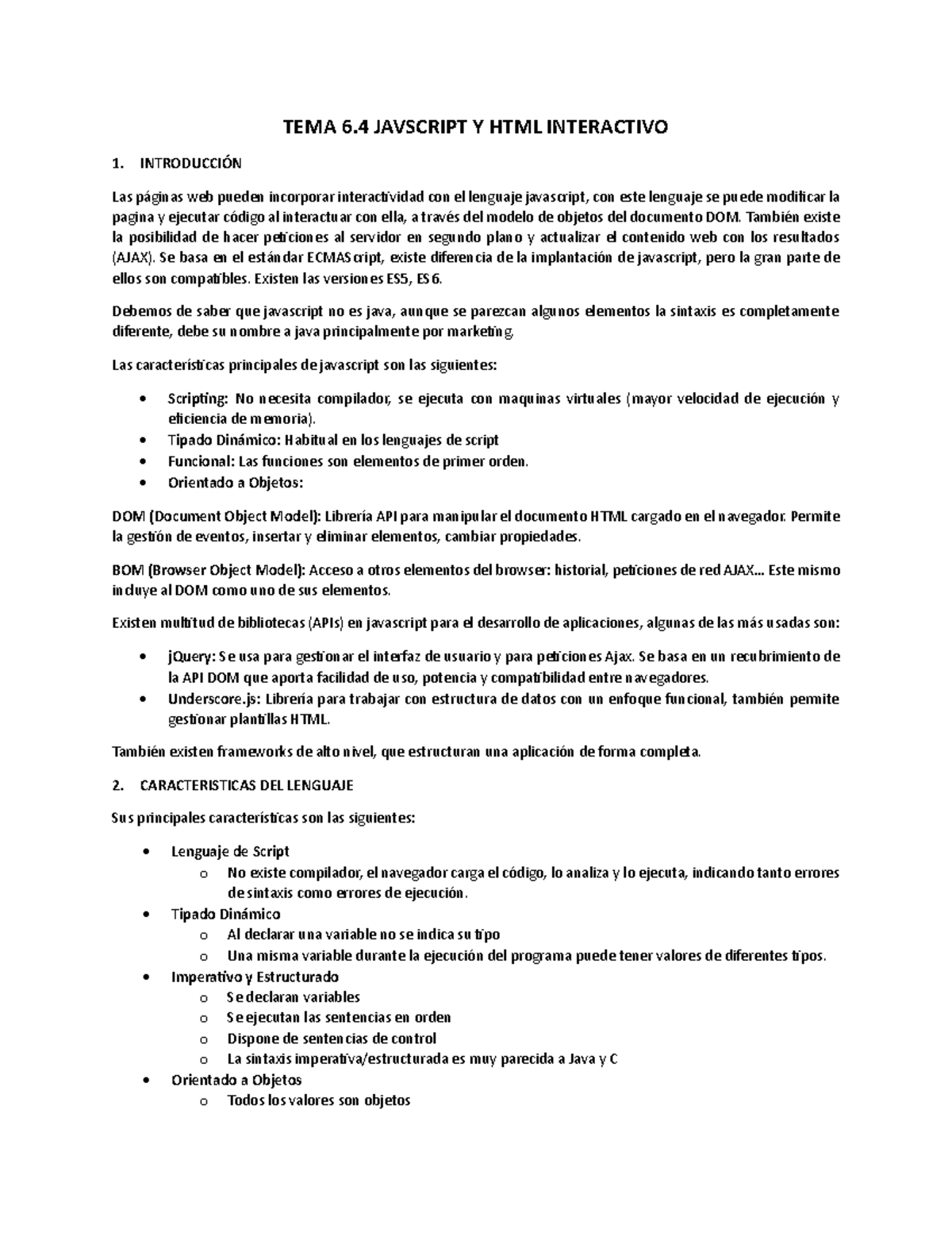 TEMA 6.4 Introduccion A JS Y HTML Interactivo - TEMA 6 JAVSCRIPT Y HTML ...