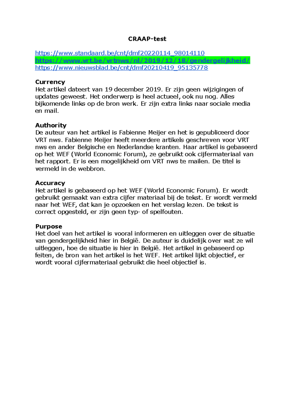 Craap-test - voorbeeld craap-test - CRAAP-test standaard/cnt ...