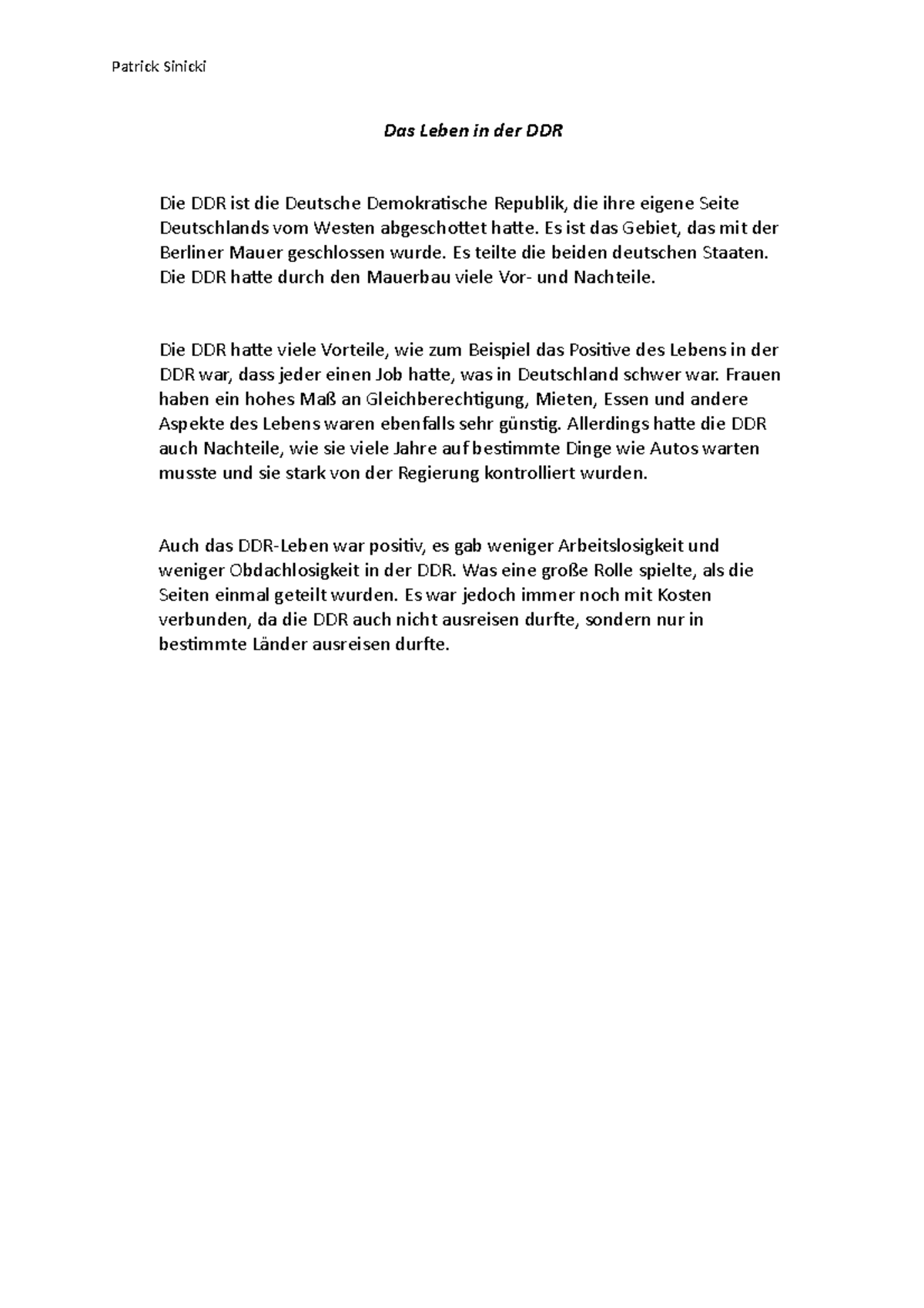 Das Leben in der DDR - german yes this is the work as they are able to ...