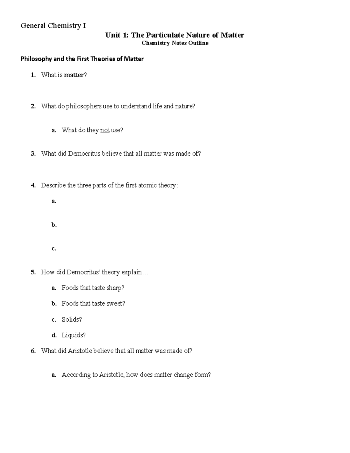 PMO - This is coursework for General Chemistry I. - General Chemistry I ...