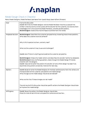 Level 2 Activity Locations for Anaplan - Level 2 Sprint 1: Data Hub ...