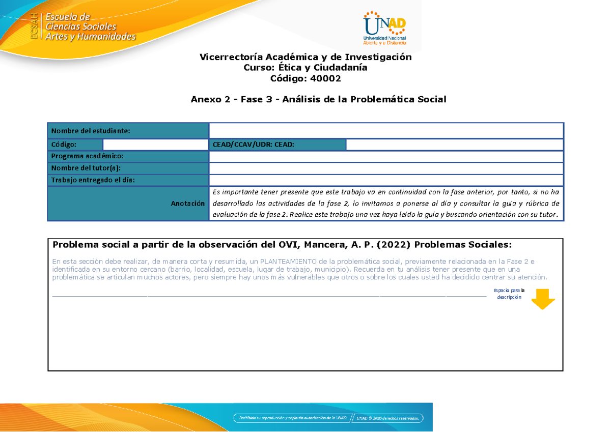 Anexo 2 - Fase 3 - Análisis de la problemática social - VicerrectorÌa ...