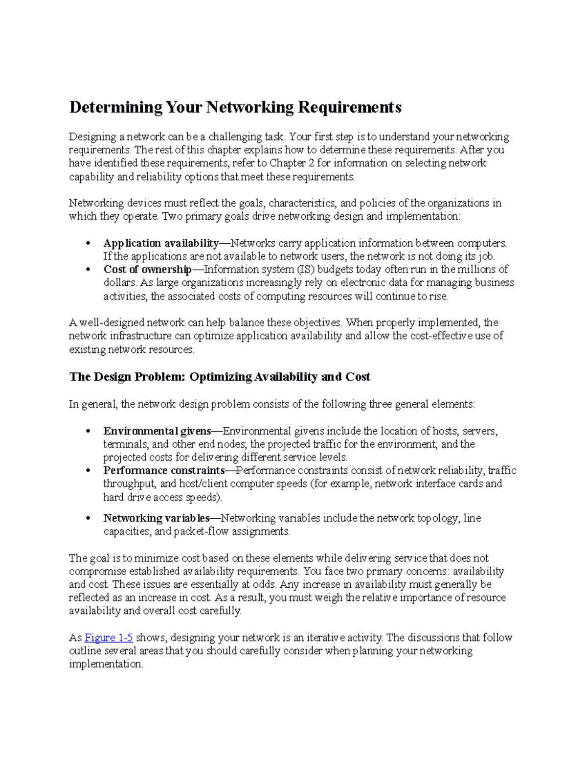Week 3 Determining Your Networking Requirements - Determining Your ...