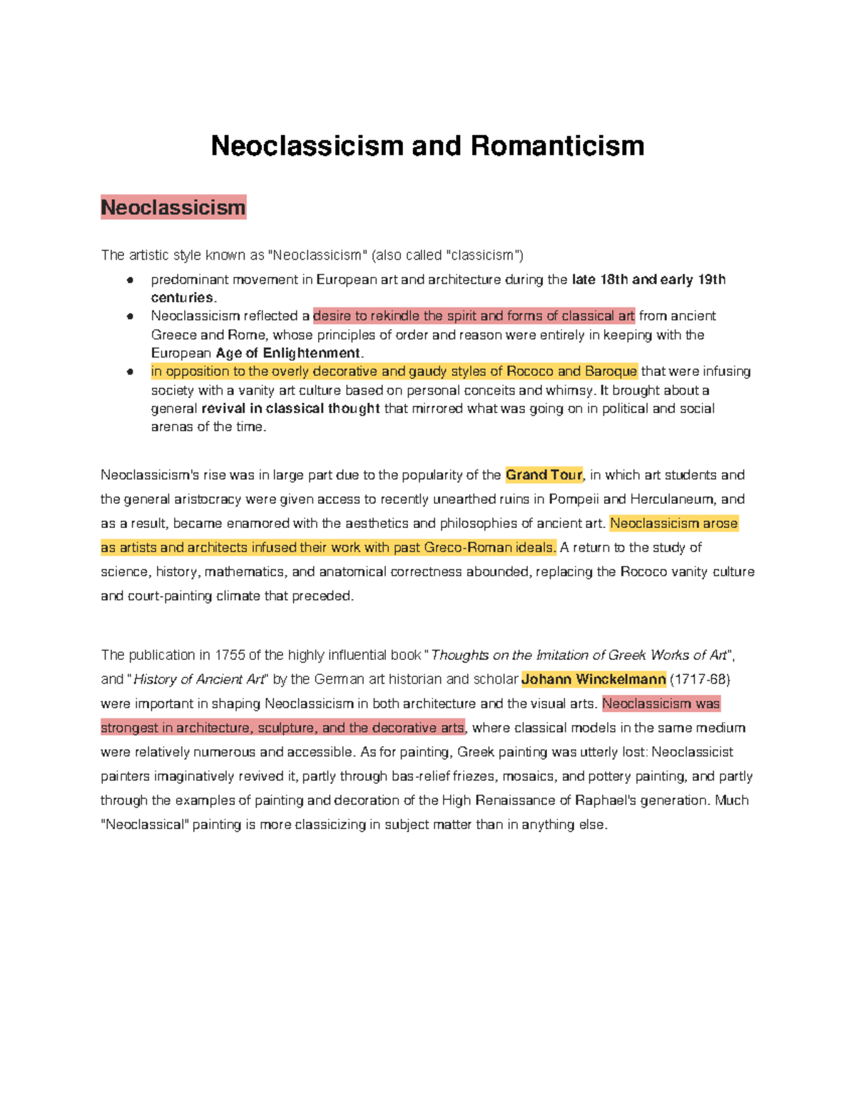 Neoclassicism - Neoclassicism reflected a desire to rekindle the spirit ...