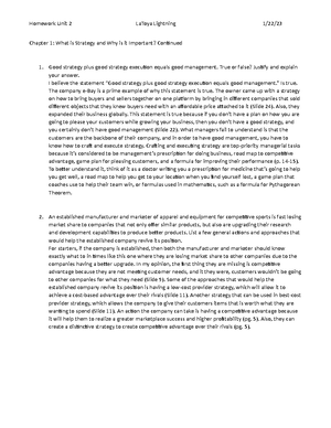 Homework Unit #5 - LaToya Lightning Homework Unit #5 2/12/ This Unit’s ...