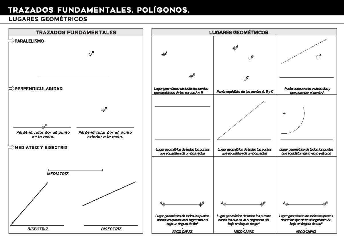 1. Trazados Fundamentales - Dibujo Técnico II - Orientación en Ciencias y Tecnología - Studocu