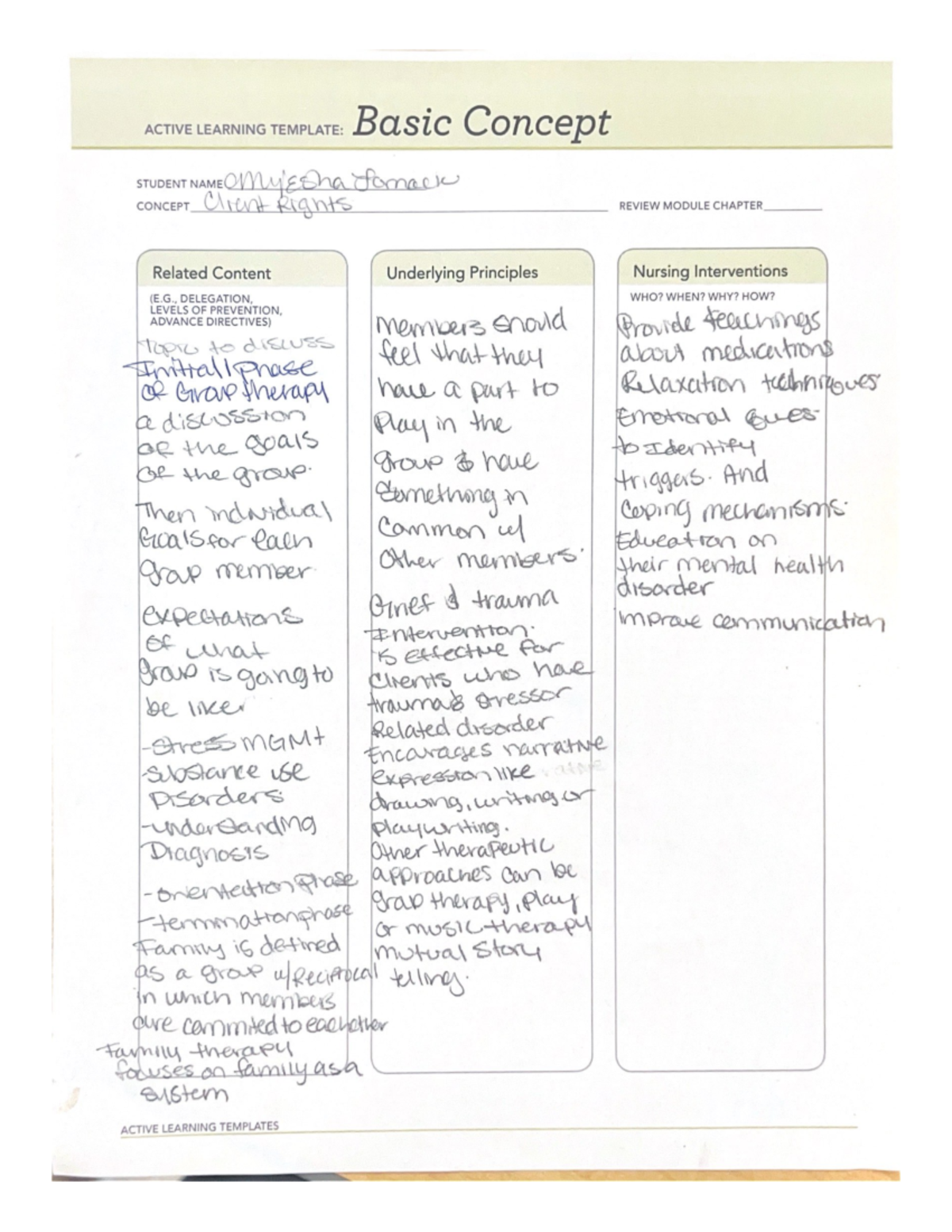 Active Learning Template 2 - LAW401 - Studocu