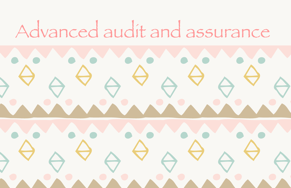 AAA summary notes - Advanced audit and assurance accaglobal/gb/en ...