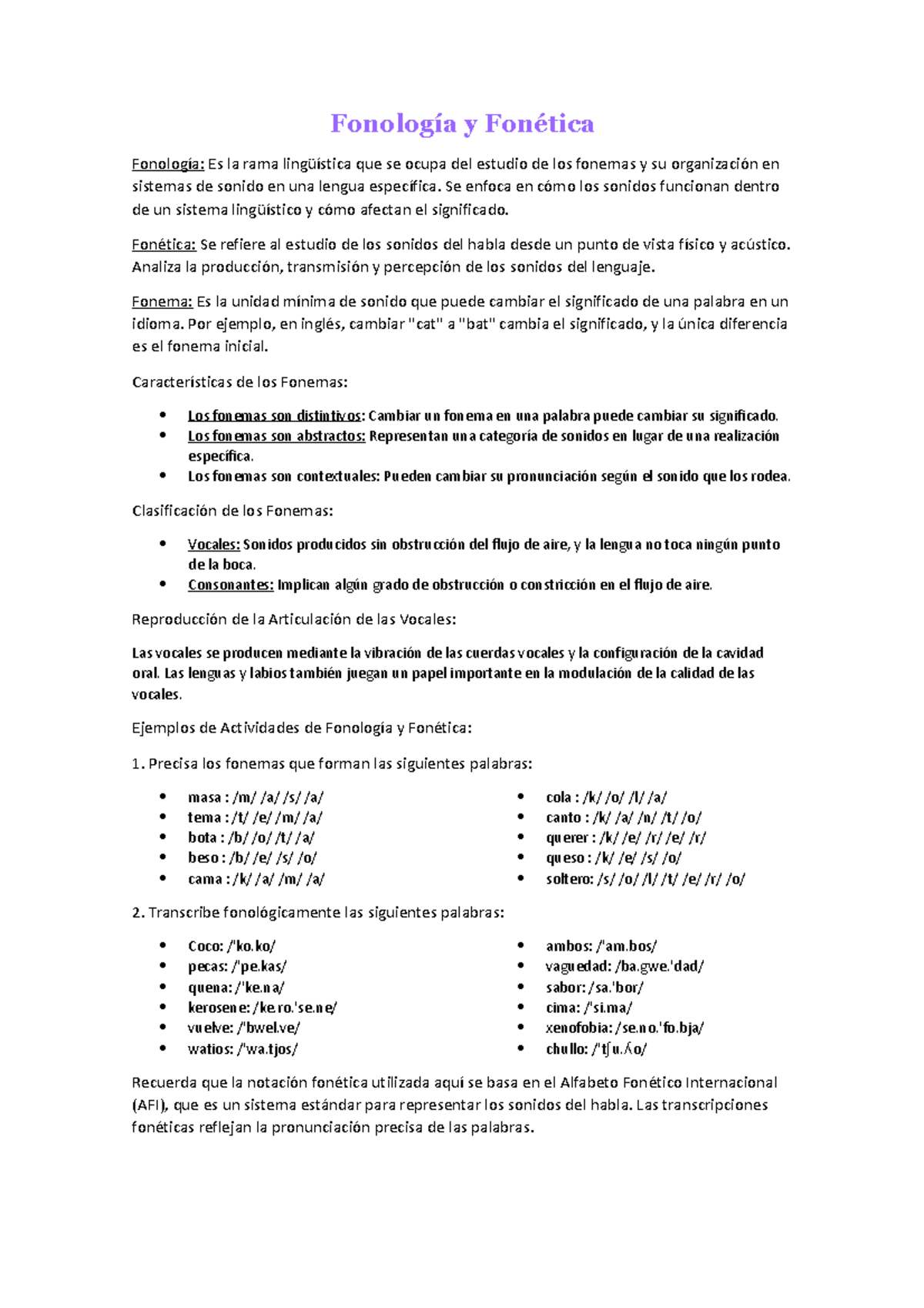 Fonología y Fonética - comunicación - Fonología y Fonética Fonología ...