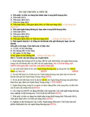 KTVM LÝ THUYỂT Khái niệm - Ch ng I: T ng quan vềề kinh tềế h c vĩ môươ ổ ọ T ng quan vềề kinh ...