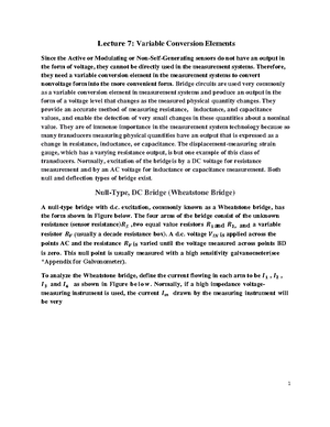 EECE-326 Lecture 2 Measurement Errors - Warning: TT: undefined function: 32 Lecture 2 ...