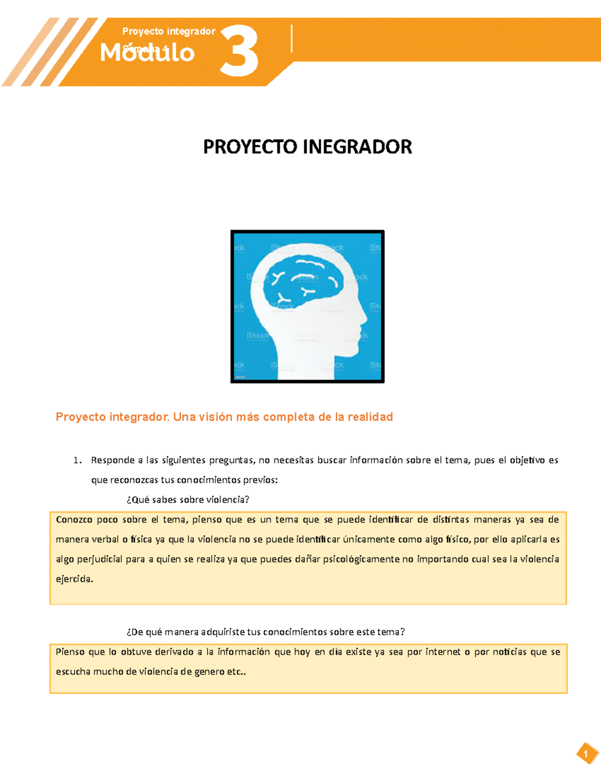 Proyecto modulo 3 - de todo - PROYECTO INEGRADOR Proyecto integrador. Una visión más completa de ...