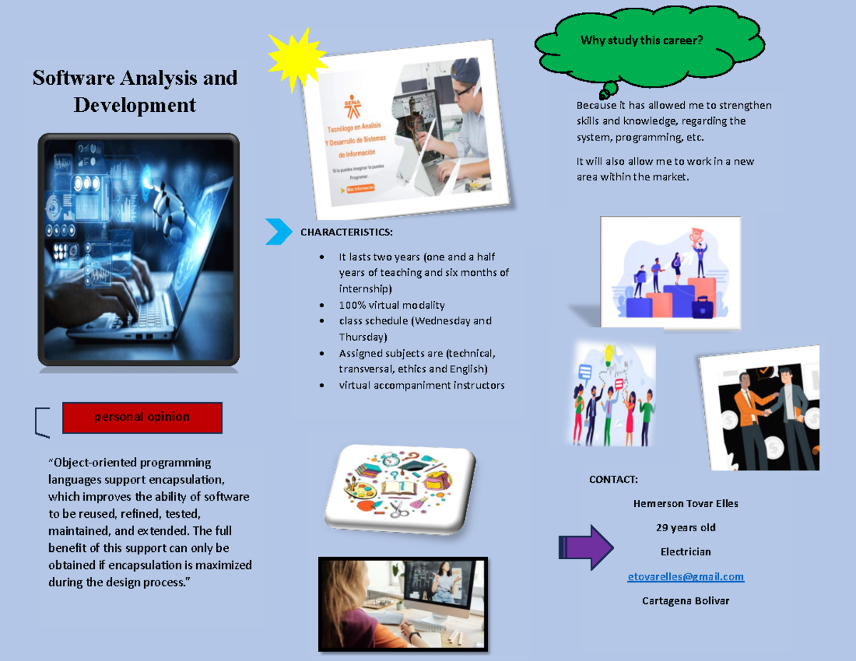 Folleto de analisis y desarrollo de sofware - Software Analysis and Development “Object-oriented ...