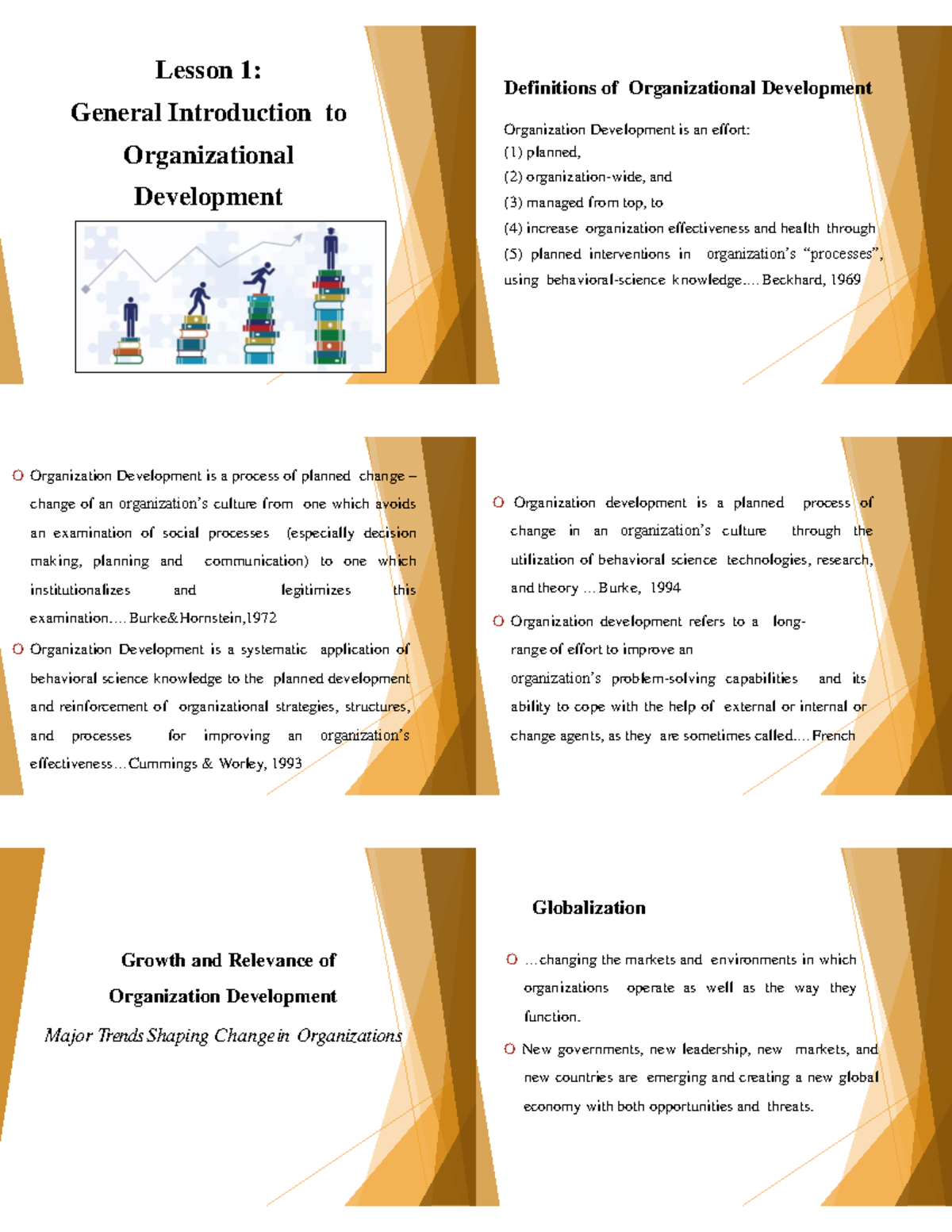 Organization Development 1 5 - Lesson 1: General Introduction to ...