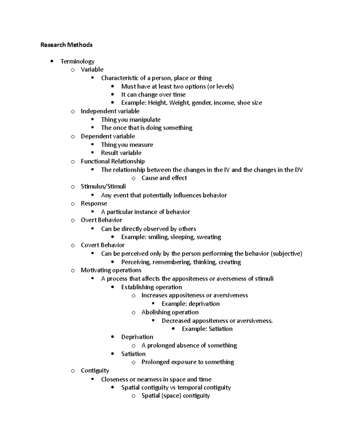 Research Methods - Powerpoint and lecture notes with examples ...