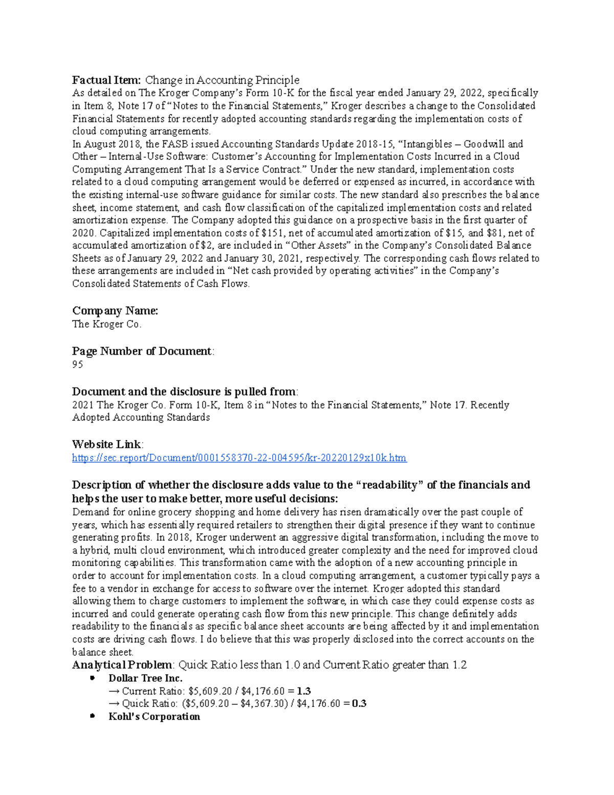 AC204 Scavenger Hunt 3 - Company Analysis assignment 3 - Factual Item ...