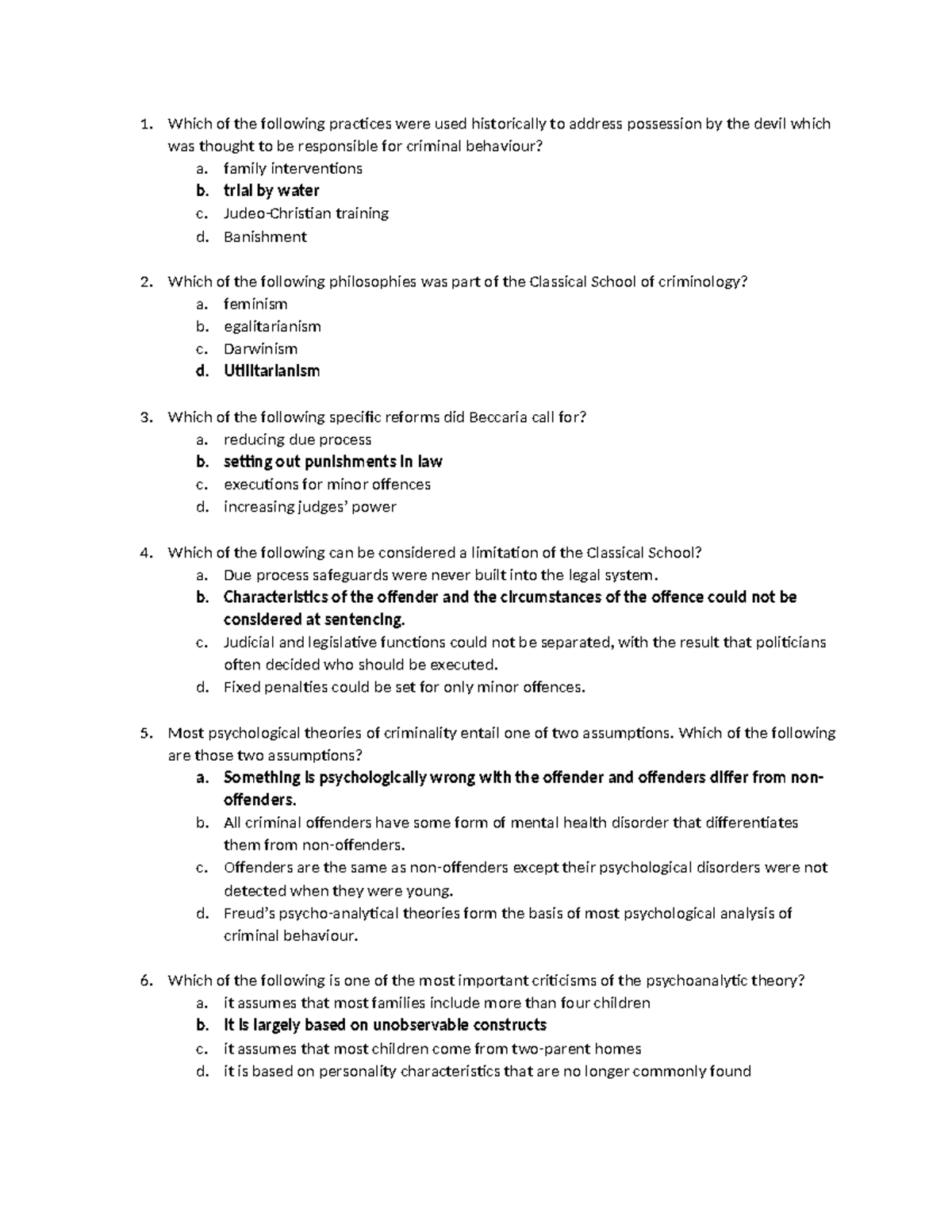 Sociology 225 Sample Questions Exam 2 (Fall 2024)(Answer key) - Which ...