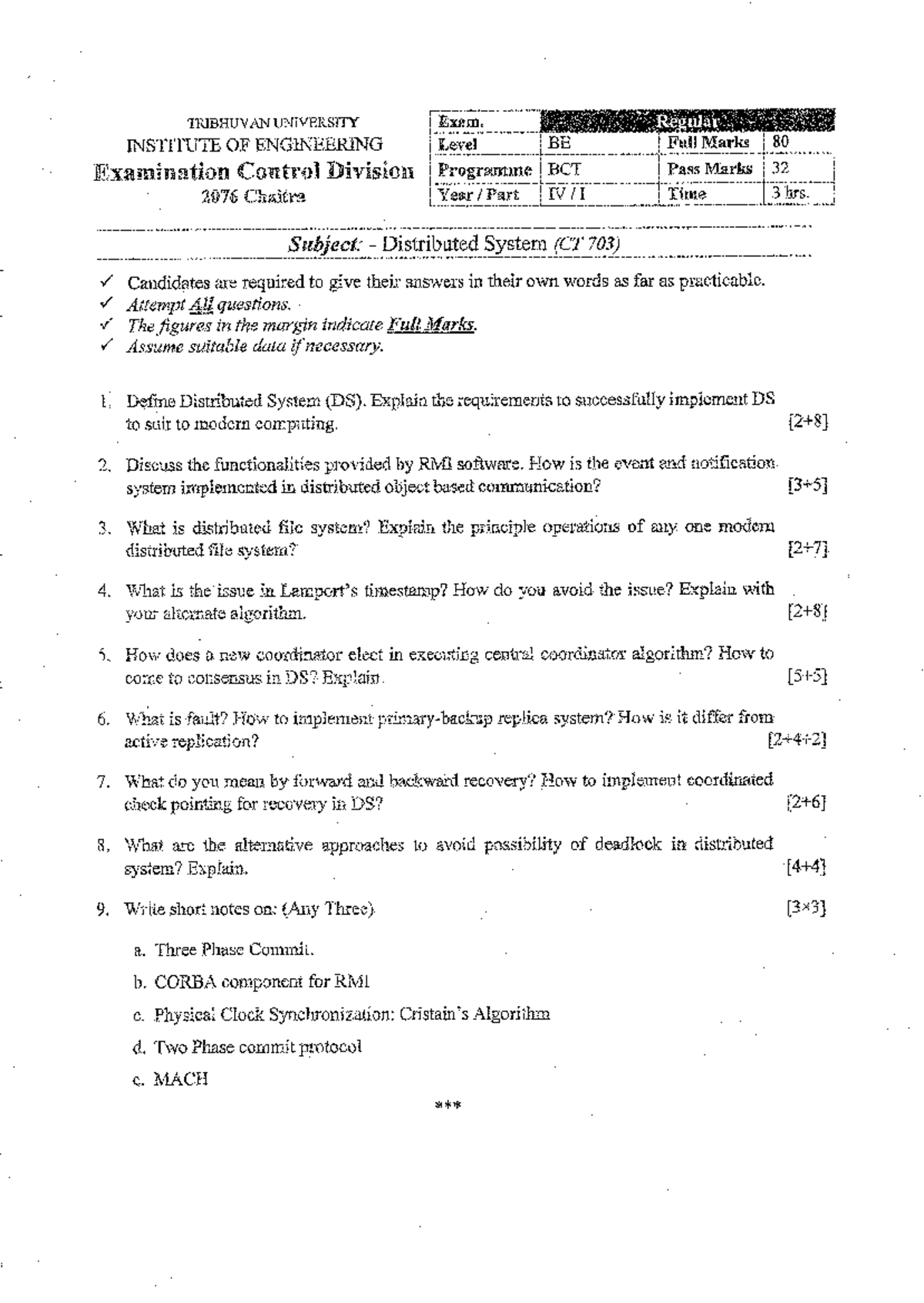 Old Question Collection - Introduction to Computers - Studocu