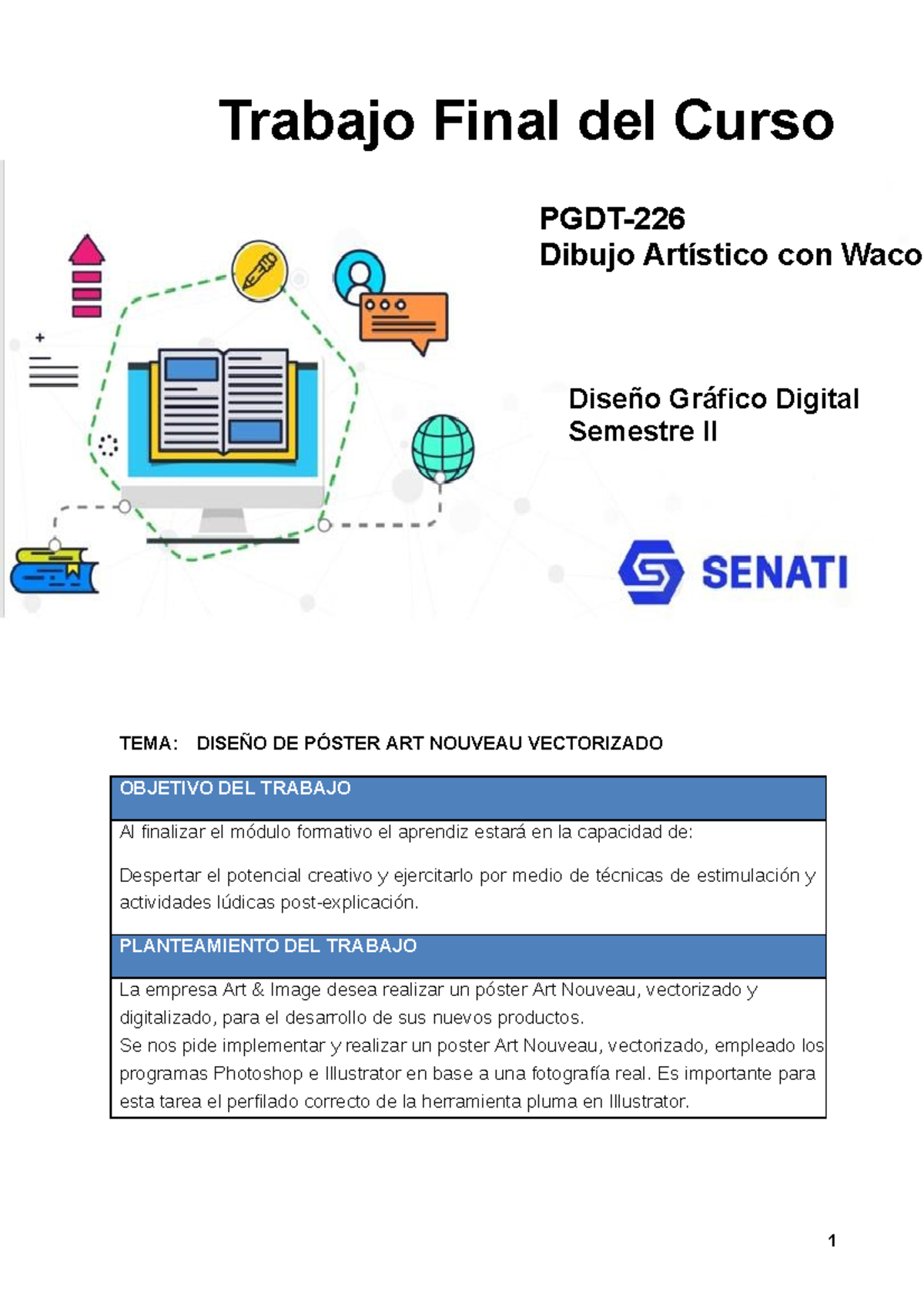 PGDT-226 Trabajofinal - PGDT- Dibujo Artístico con Wacom Diseño Gráfico ...