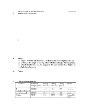 Reaction Sheet Summary - First Semester Reactions Substitution ...