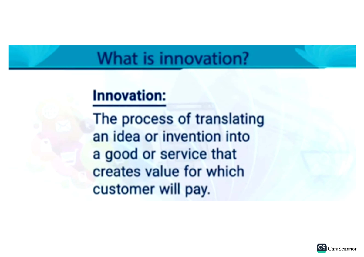What is innovation & Types of Innovation - What is innovation ...