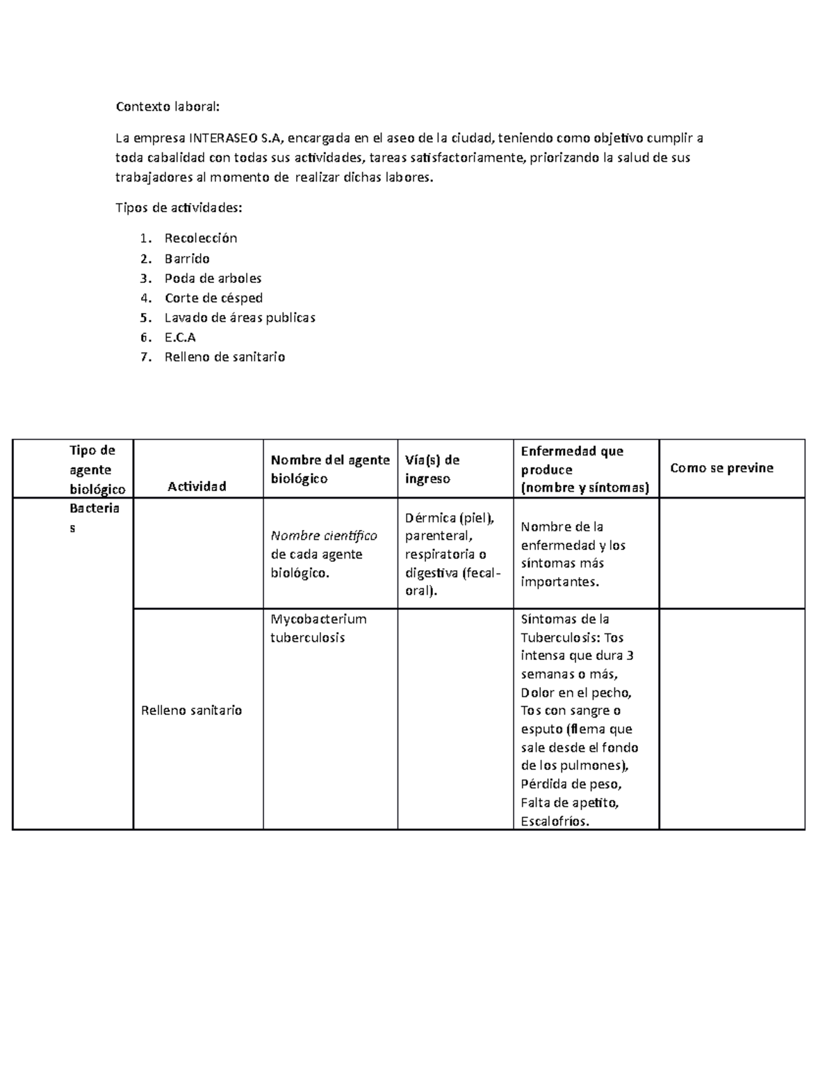 Contexto laboral - Apuntes apuntes - Contexto laboral: La empresa ...
