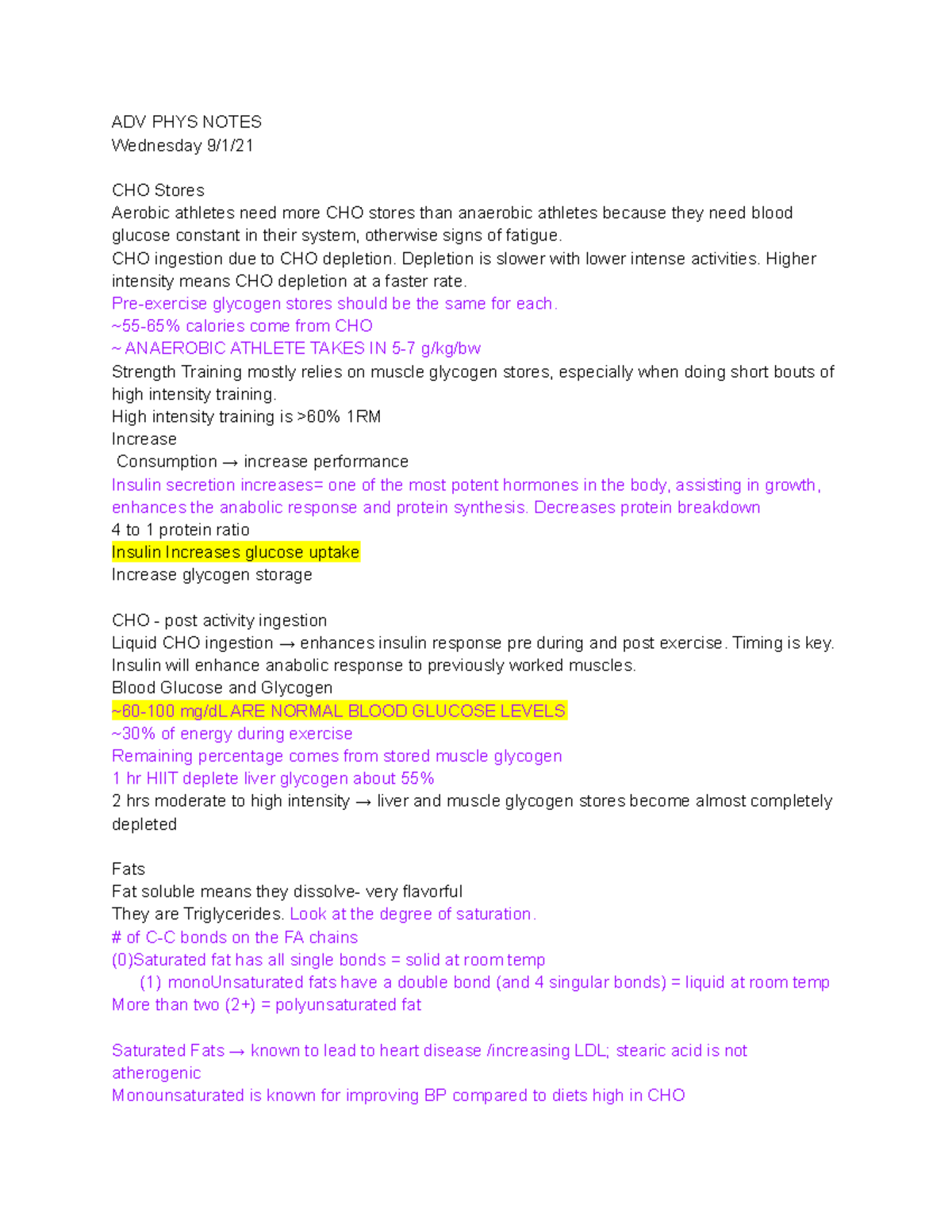 Adv Ex Phys - Advanced Exercise Physiology and Nutrition - ADV PHYS ...