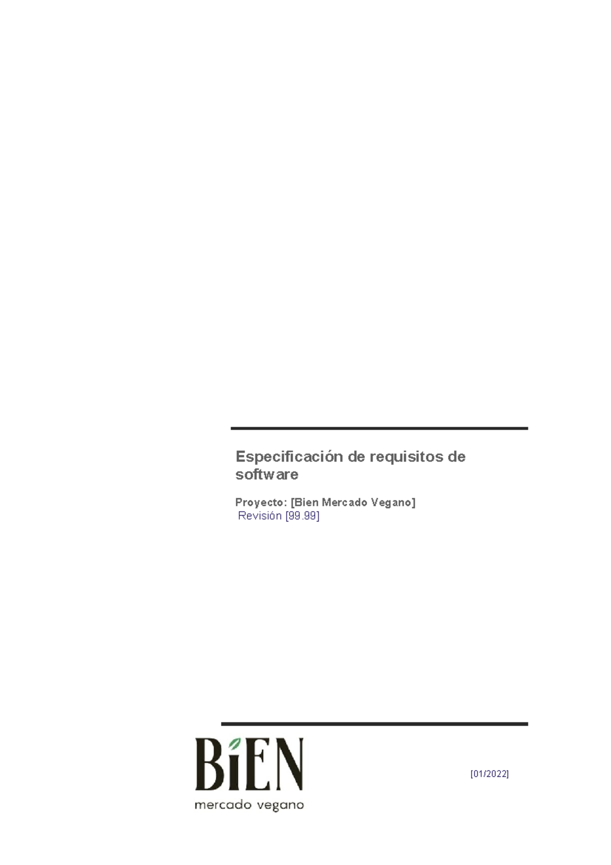 Plantilla formato ieee830 - Especificación de requisitos de software ...