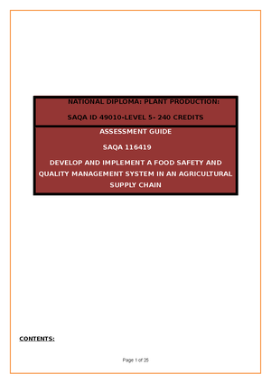 116419 - Facilitator Guide - NATIONAL DIPLOMA: PLANT PRODUCTION: SAQA ...