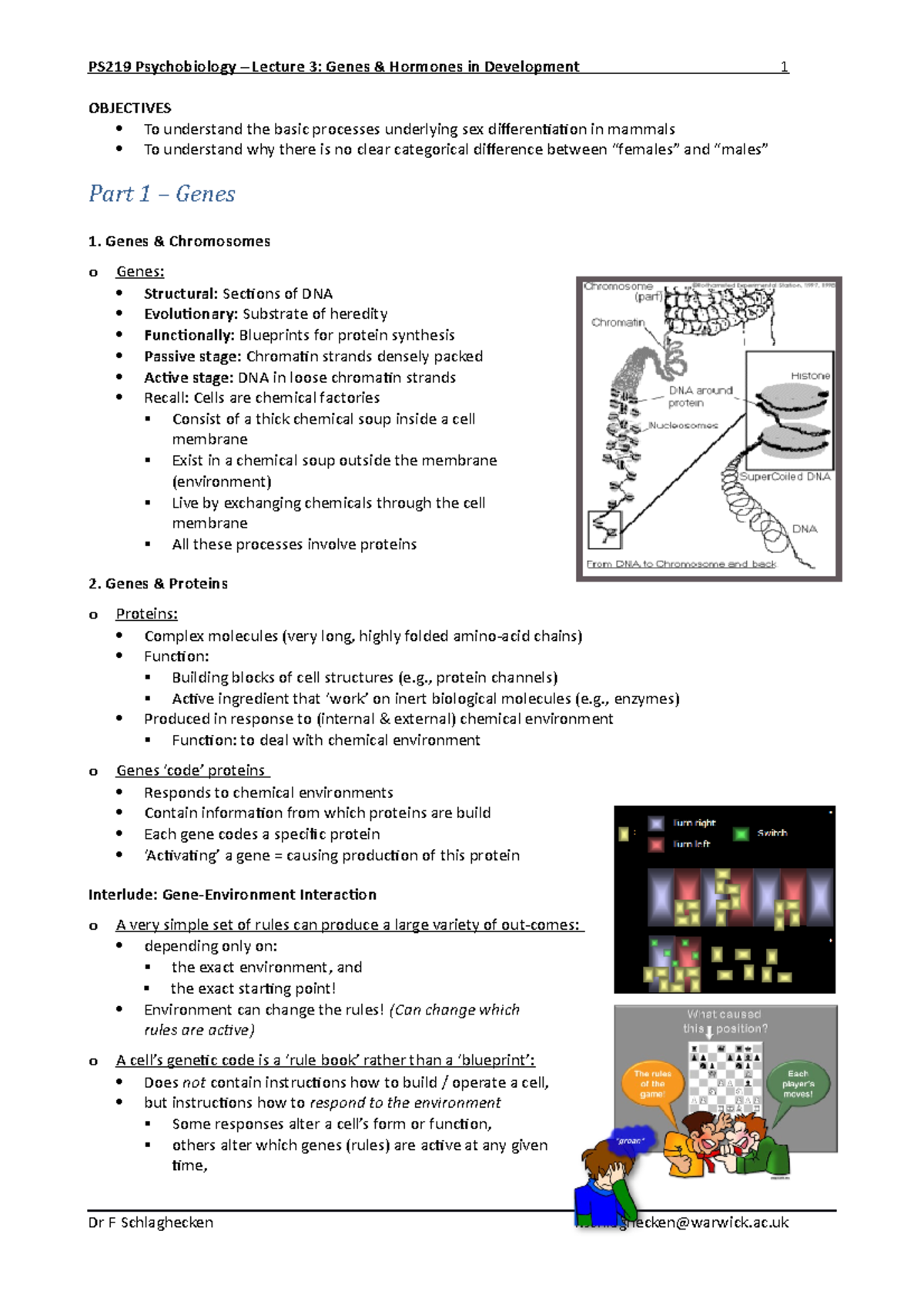 PS219-L03 - OBJECTIVES To understand the basic processes underlying sex ...