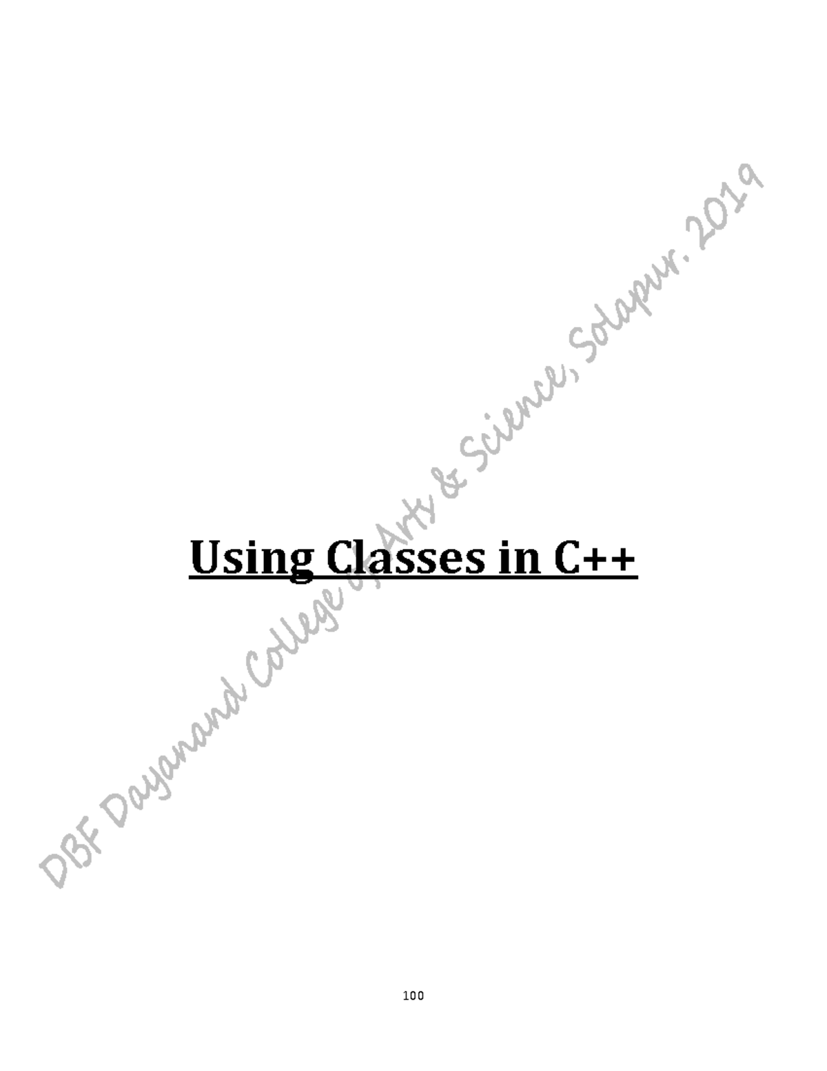 Cpp pi classes - good notes fro computer science students - Using ...