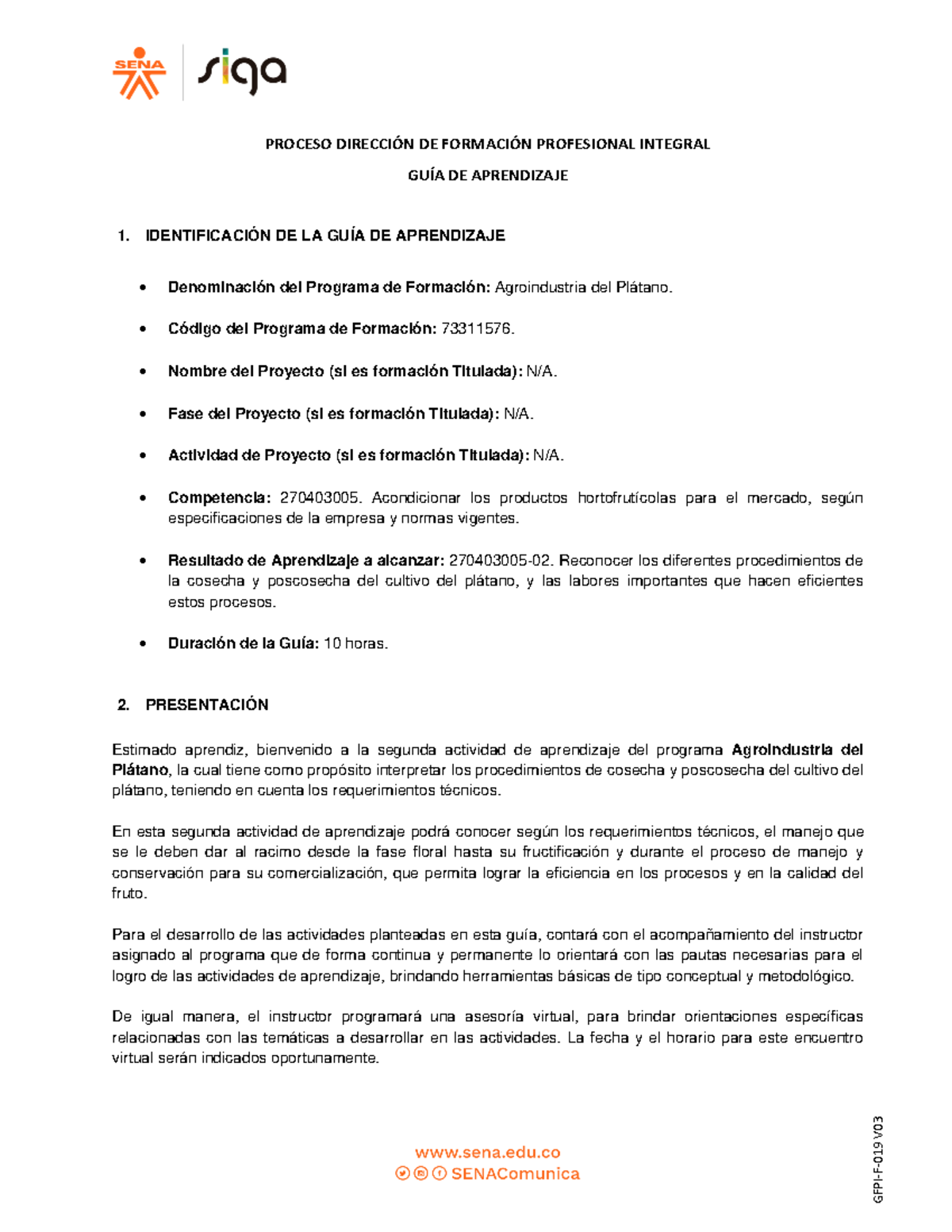 Guia de aprendizaje 2 - PROCESO DIRECCI”N DE FORMACI”N PROFESIONAL INTEGRAL GUÕA DE APRENDIZAJE ...