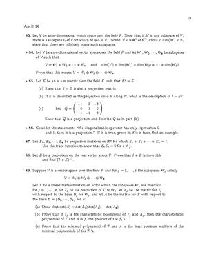 MATH 554 Prob 08 - Problem questions given in Class, Professor Carl ...