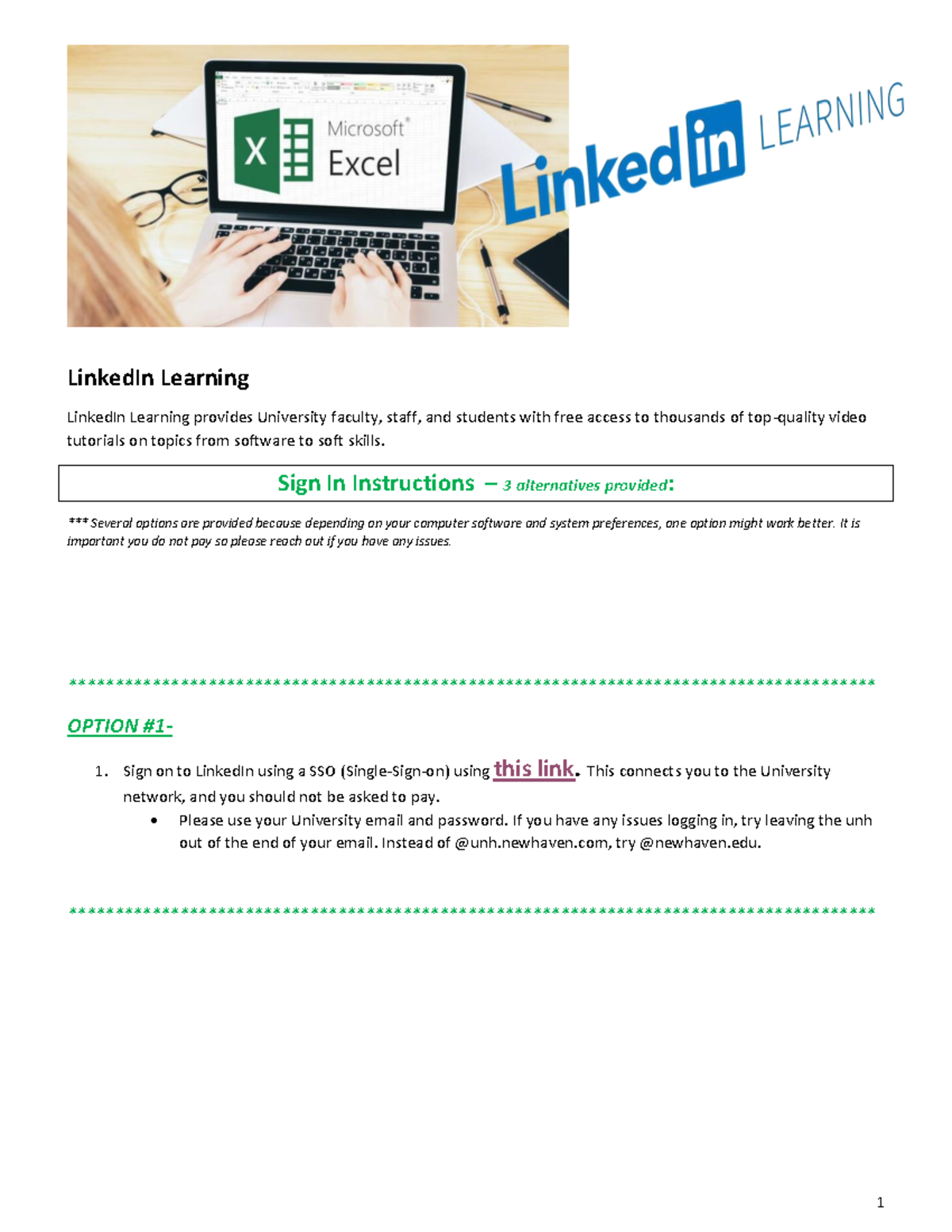 Linked In Learning Login Instructions - Sign In Instructions – 3 ...