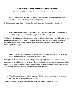 Activity 5.2.2 - Comparing Governments - For this activity, you will ...