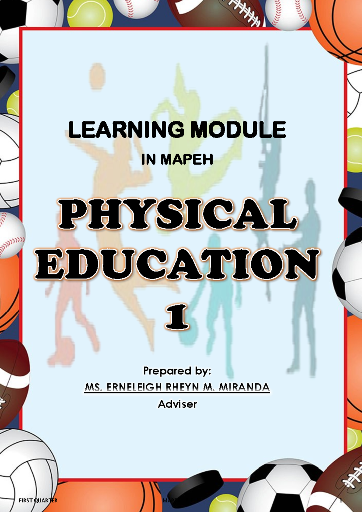 595631112 Mapeh PE Grade 1 First Grading Module - LEARNING MODULE IN ...